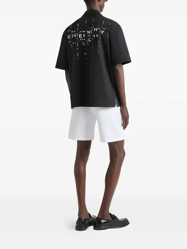 Givenchy Logo-print Short-sleeve Shirt