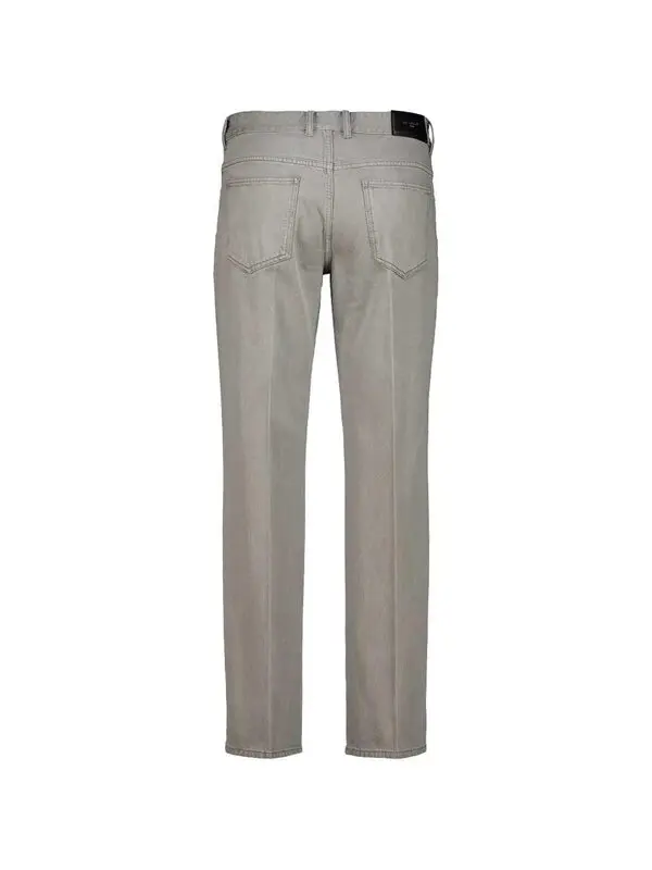 Givenchy Straight-leg Jeans With Logo - Gray