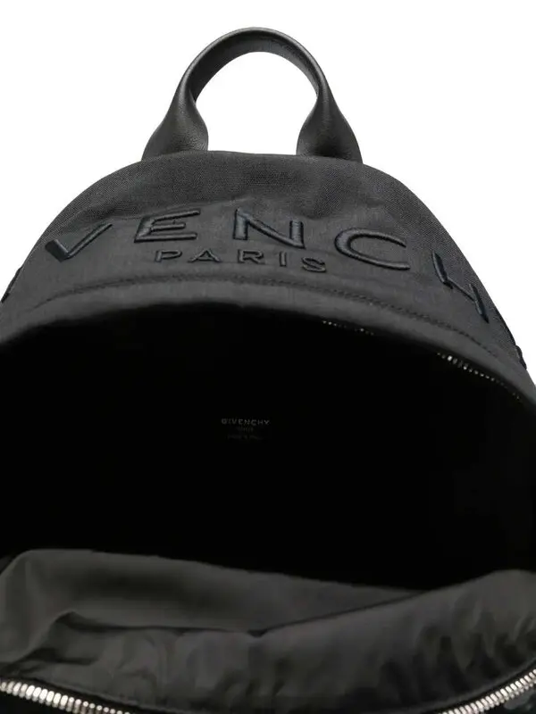 Givenchy Embossed Logo Backpack - Black