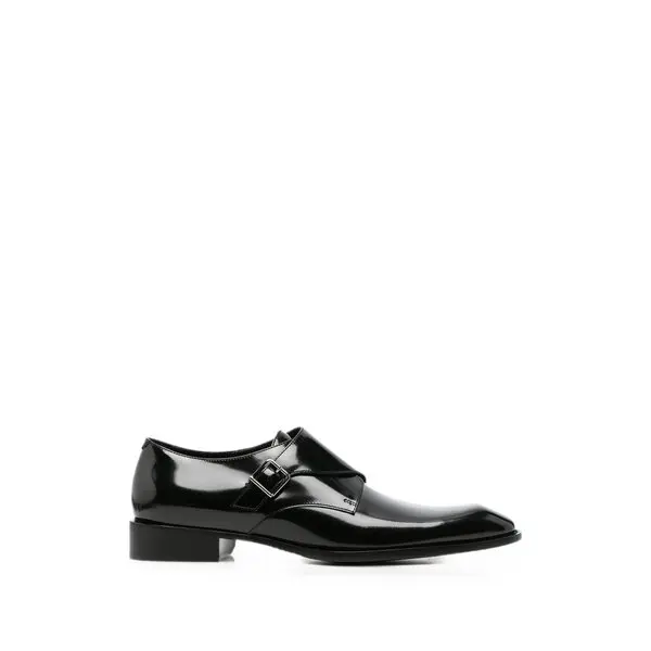 Saint Laurent Monk Shoes - Black