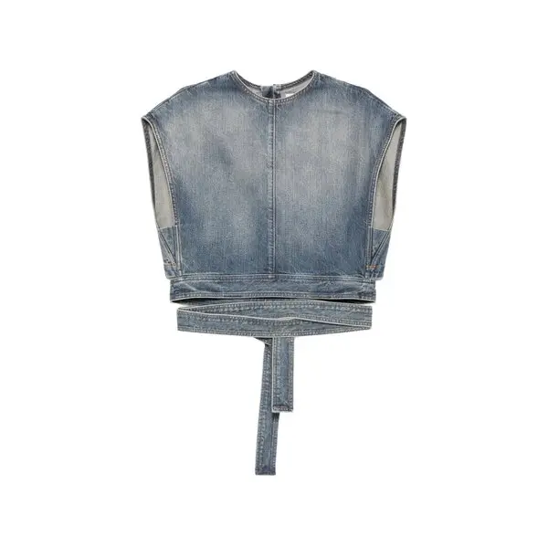 Alaïa Tops Blouses - Blue