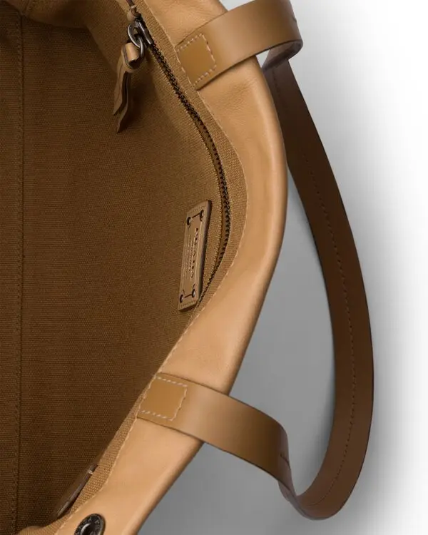 Prada Route Large Leather Tote Bag