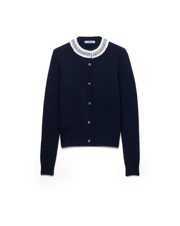 Prada Wool And Cashmere Cardigan