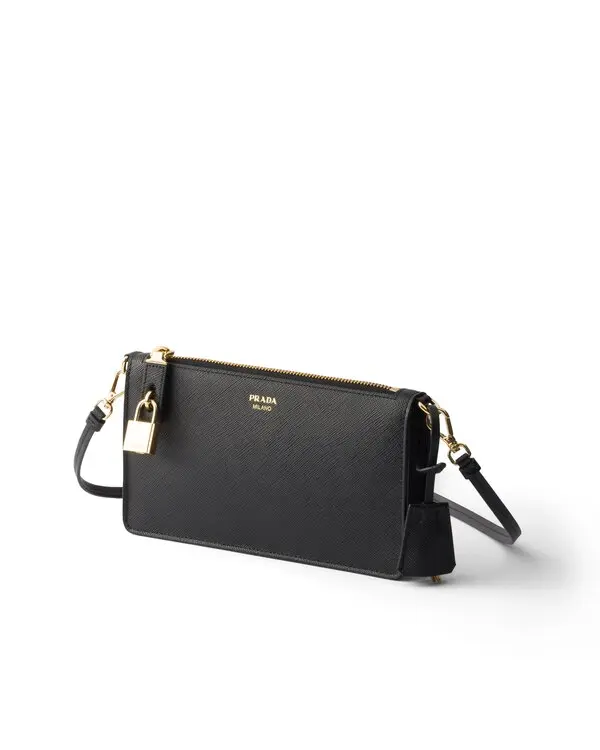 Prada Saffiano Leather Smartphone Pouch