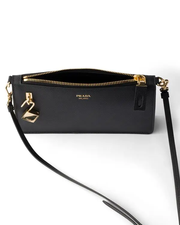 Prada Saffiano Leather Smartphone Pouch