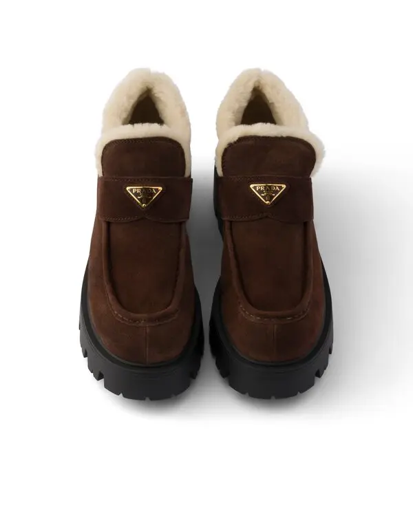Prada Suede Loafers