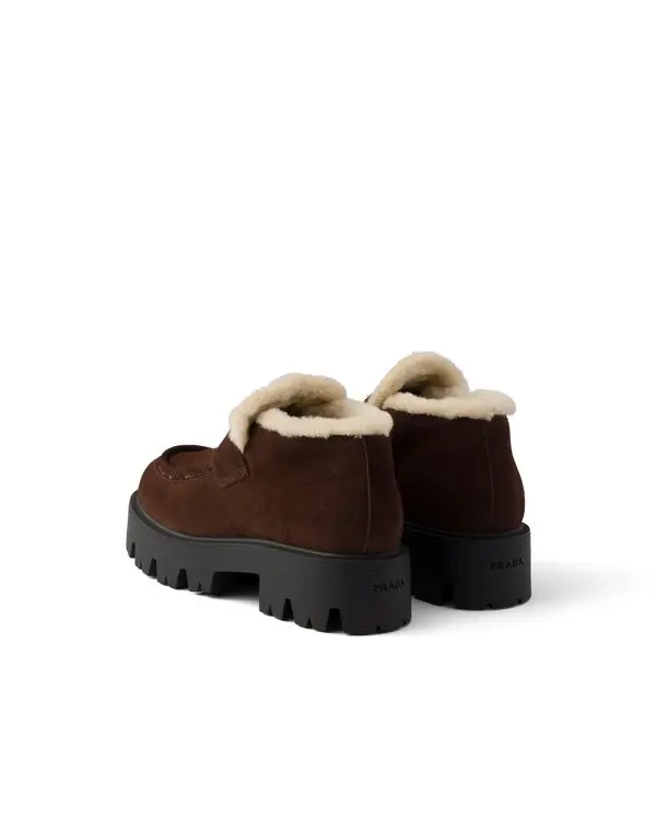Prada Suede Loafers