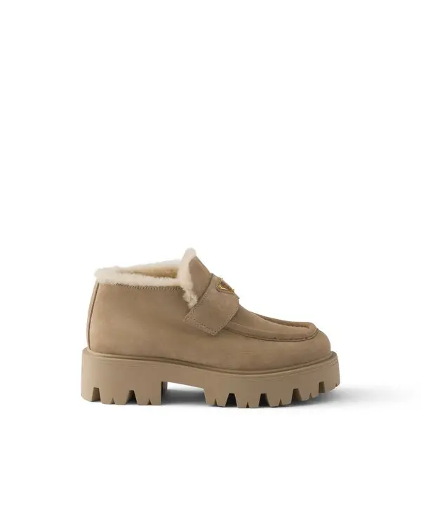 Prada Suede Loafers