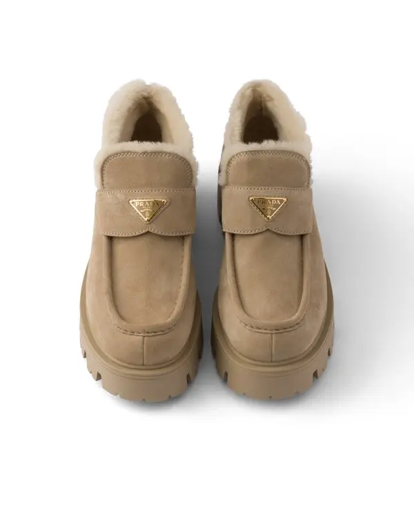 Prada Suede Loafers