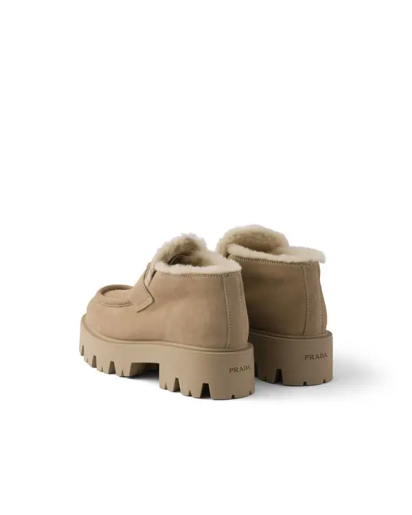 Prada Suede Loafers