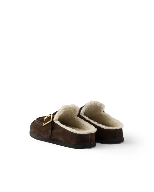 Prada Suede Mules