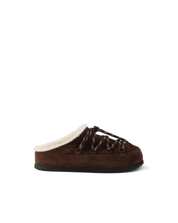 Prada Suede Mules