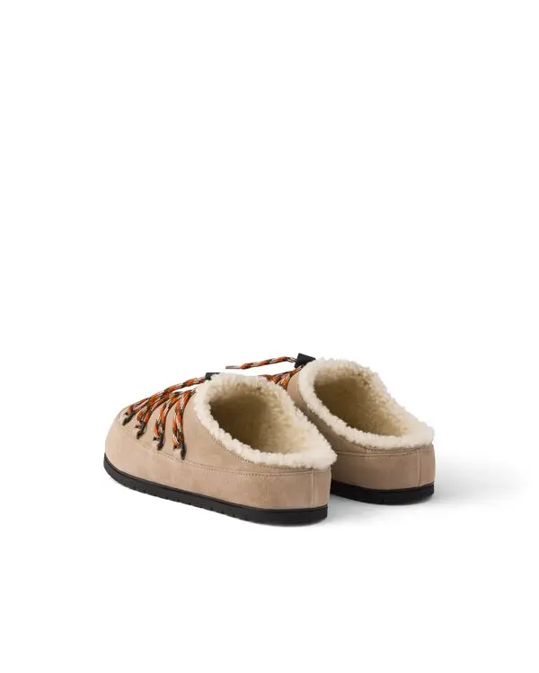 Prada Suede Mules