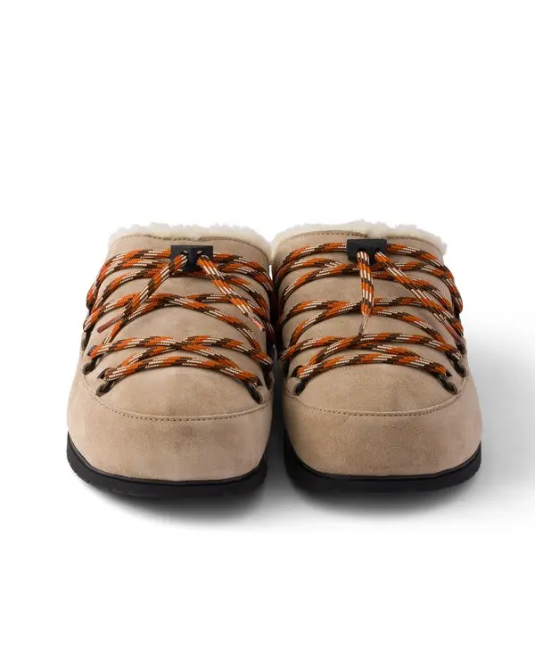 Prada Suede Mules