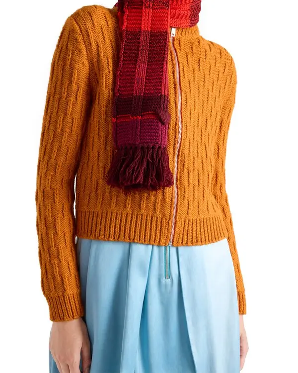 Prada Wool And Alpaca Cardigan