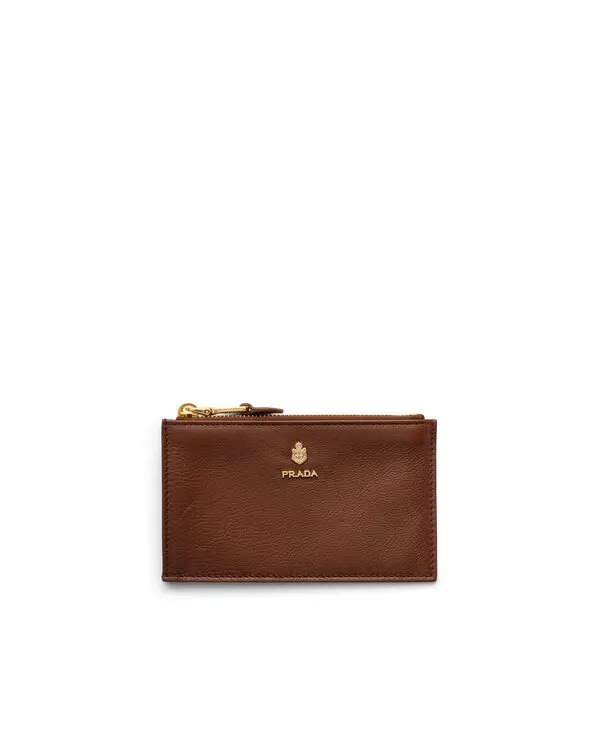 Prada Leather Card Holder
