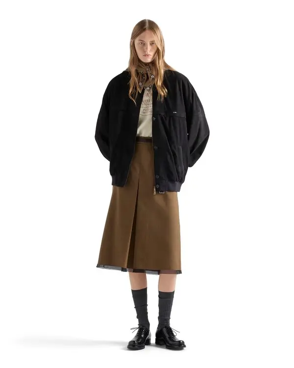Prada Suede Blouson Jacket