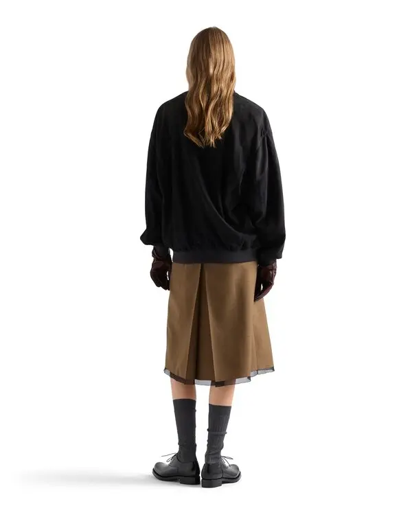 Prada Suede Blouson Jacket