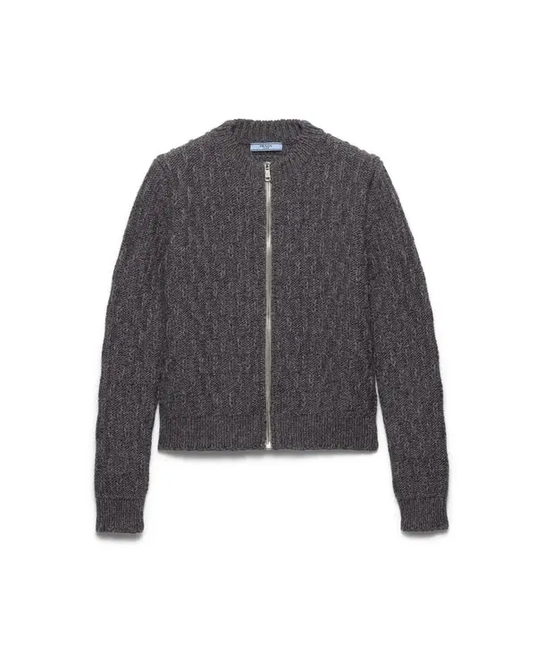 Prada Wool And Alpaca Cardigan