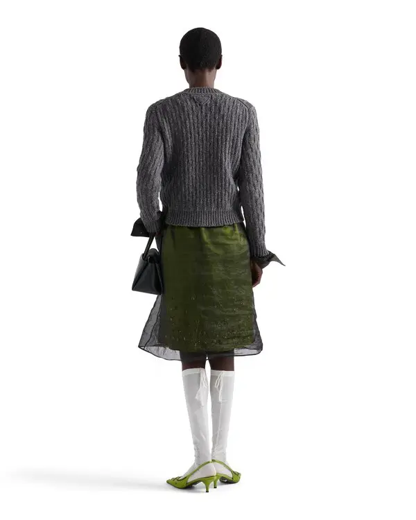 Prada Wool And Alpaca Cardigan