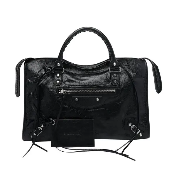 Balenciaga Medium Le City Handbag - Silver