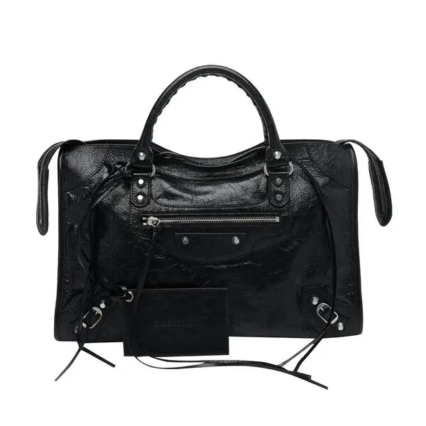 Balenciaga Medium Le City Handbag - Silver