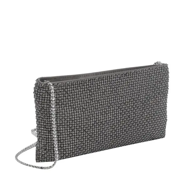 Benedetta Bruzziches Your Best Friend La Petite Clutch - Silver