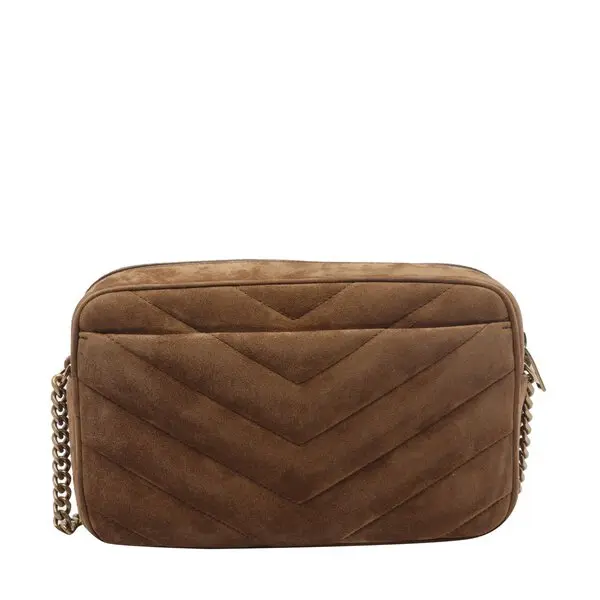 Saint Laurent Suede Loulou Camera Bag