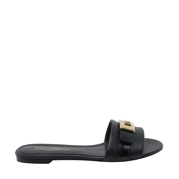 Dolce & Gabbana Logo Slide Sandals