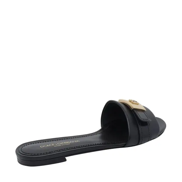 Dolce & Gabbana Logo Slide Sandals