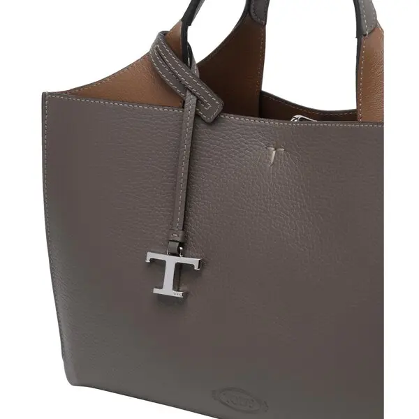 TOD'S Di Reverse Leather Tote Bag