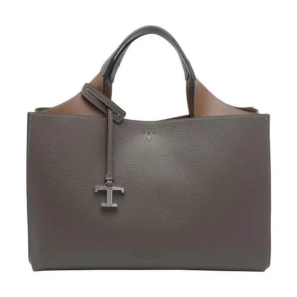 TOD'S Di Reverse Leather Tote Bag - Green