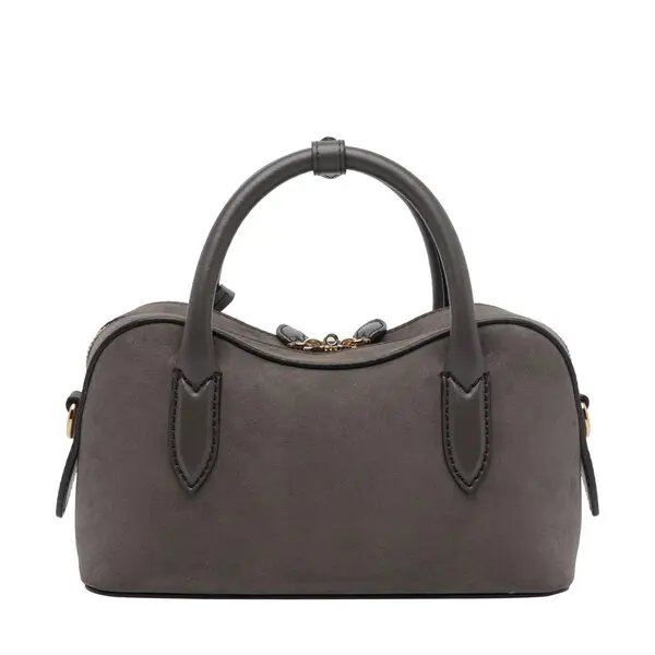 Stella McCartney Ryder Suede Handbag - Gray