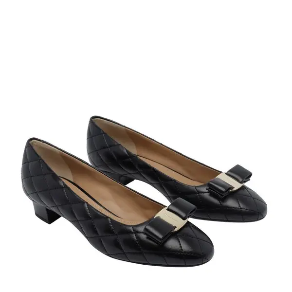 FERRAGAMO Vara 2.0 Quilted Pumps