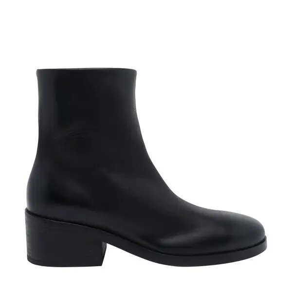 Marsèll Leather Olo Booties - Black