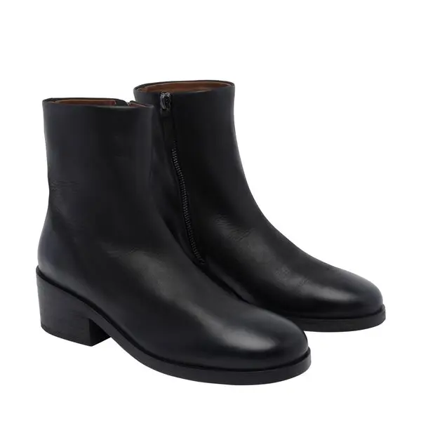 Marsèll Leather Olo Booties - Black