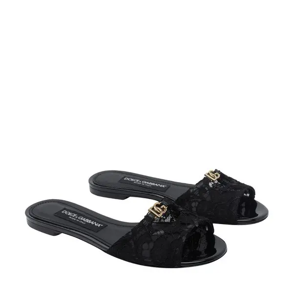 Dolce & Gabbana Lace Flat Sandals
