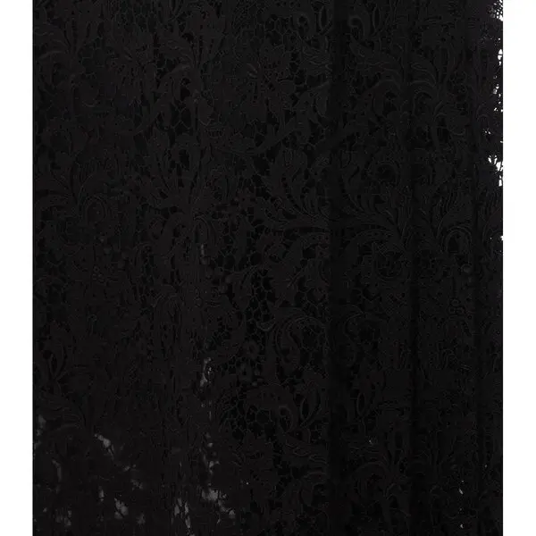 Fendi Lace Midi Skirt - Black