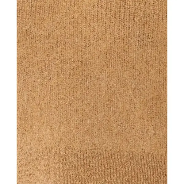 SELF-PORTRAIT Trim Knit Sweater - Brown
