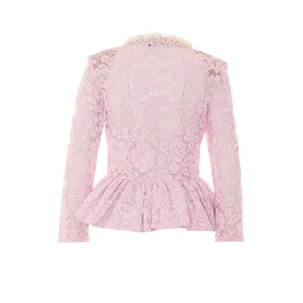 SELF-PORTRAIT Lace Long Sleeves Top