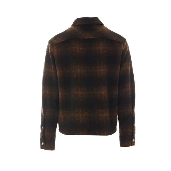 Moncler Checked Jersey Zip Jacket