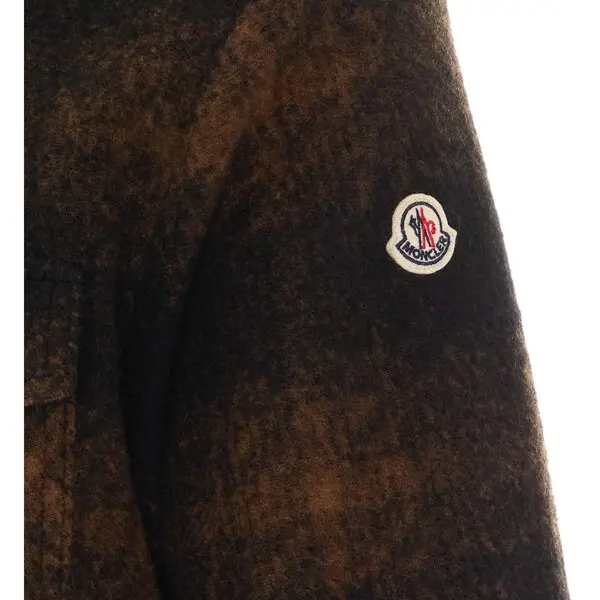 Moncler Checked Jersey Zip Jacket