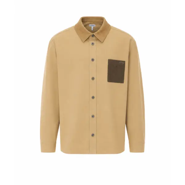 Loewe Logo Anagram Overshirt - Cream
