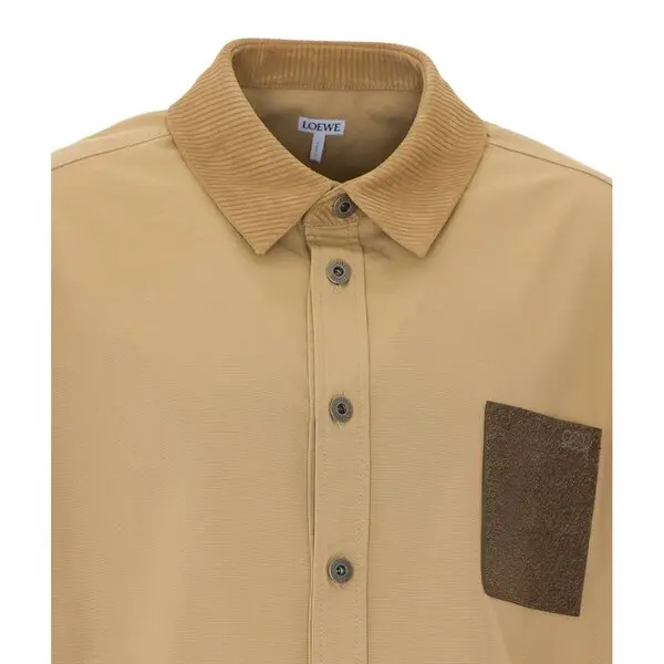 Loewe Logo Anagram Overshirt - Cream