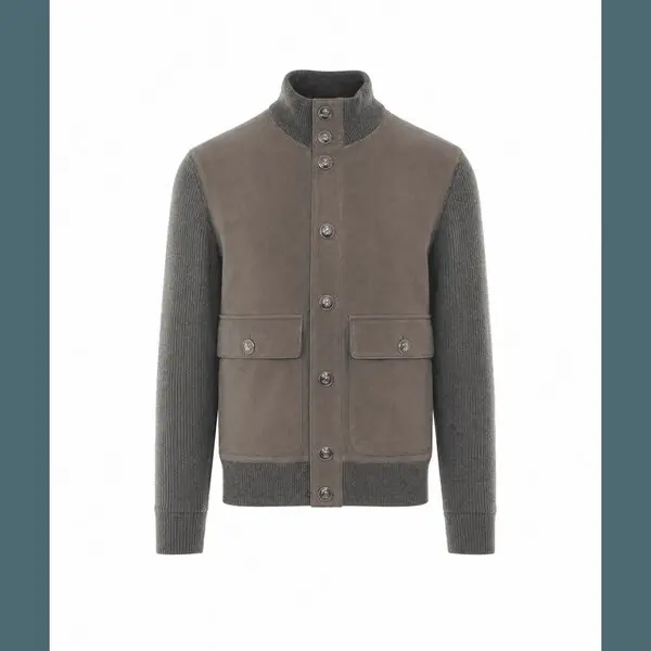 Brunello Cucinelli Bomber Jacket - Cream