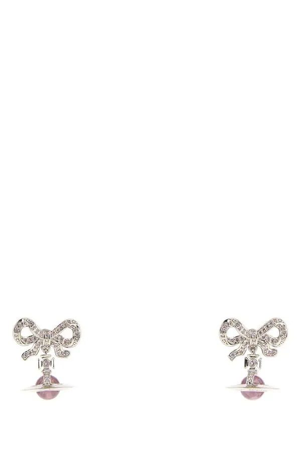 VIVIENNE WESTWOOD Metal Octavie Earrings - Silver