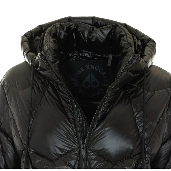 Moose Knuckles Iceberg Quilted Down Jacket - Black