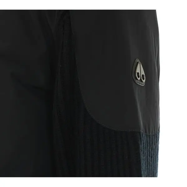 Moose Knuckles Magnus Knit Hybrid Jacket - Black