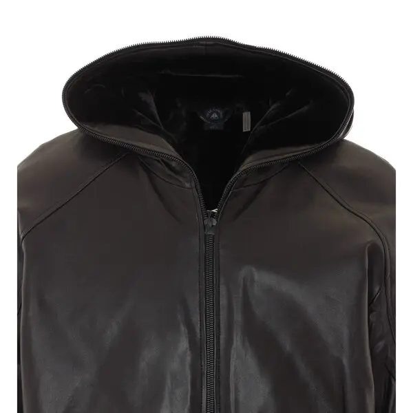 Moose Knuckles Neo Leather Hood Jacket
