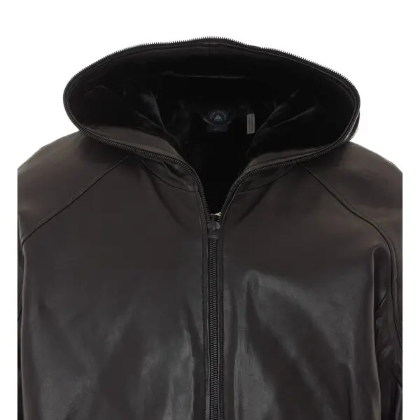 Moose Knuckles Neo Leather Hood Jacket